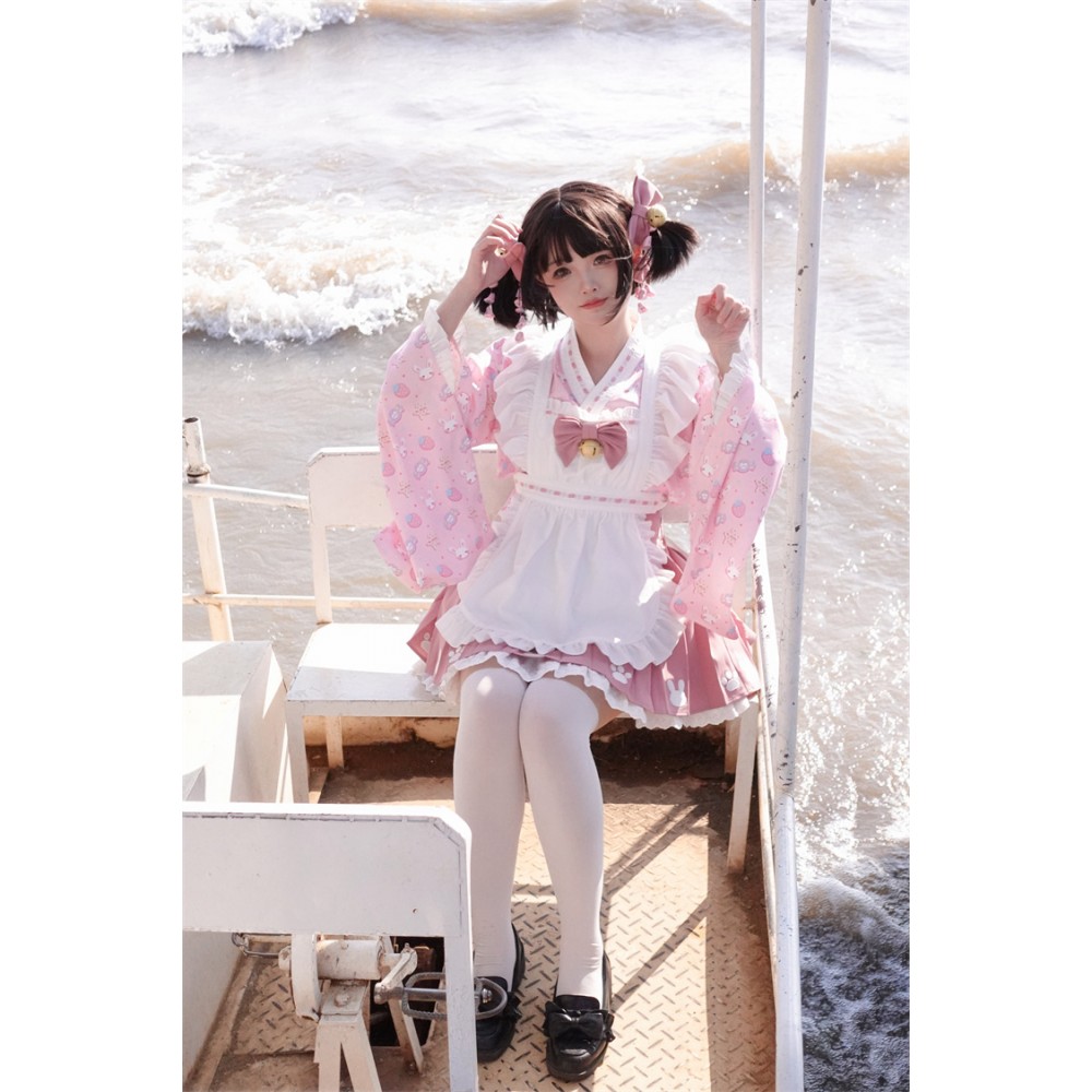 Bobo Rabbit and Bobo Bear Kawaii Yukata Set By To Alice (TA03)