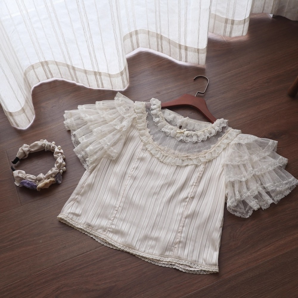 Fleur's Garden Matching Blouse & Accessories by Aria (AR01B)