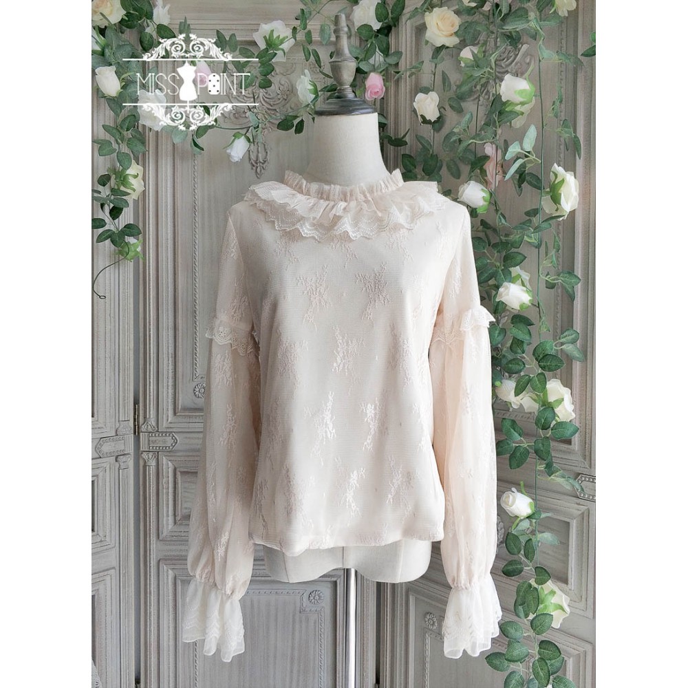 Mrs Jennifer Lace Lolita Style Blouse (YD02)