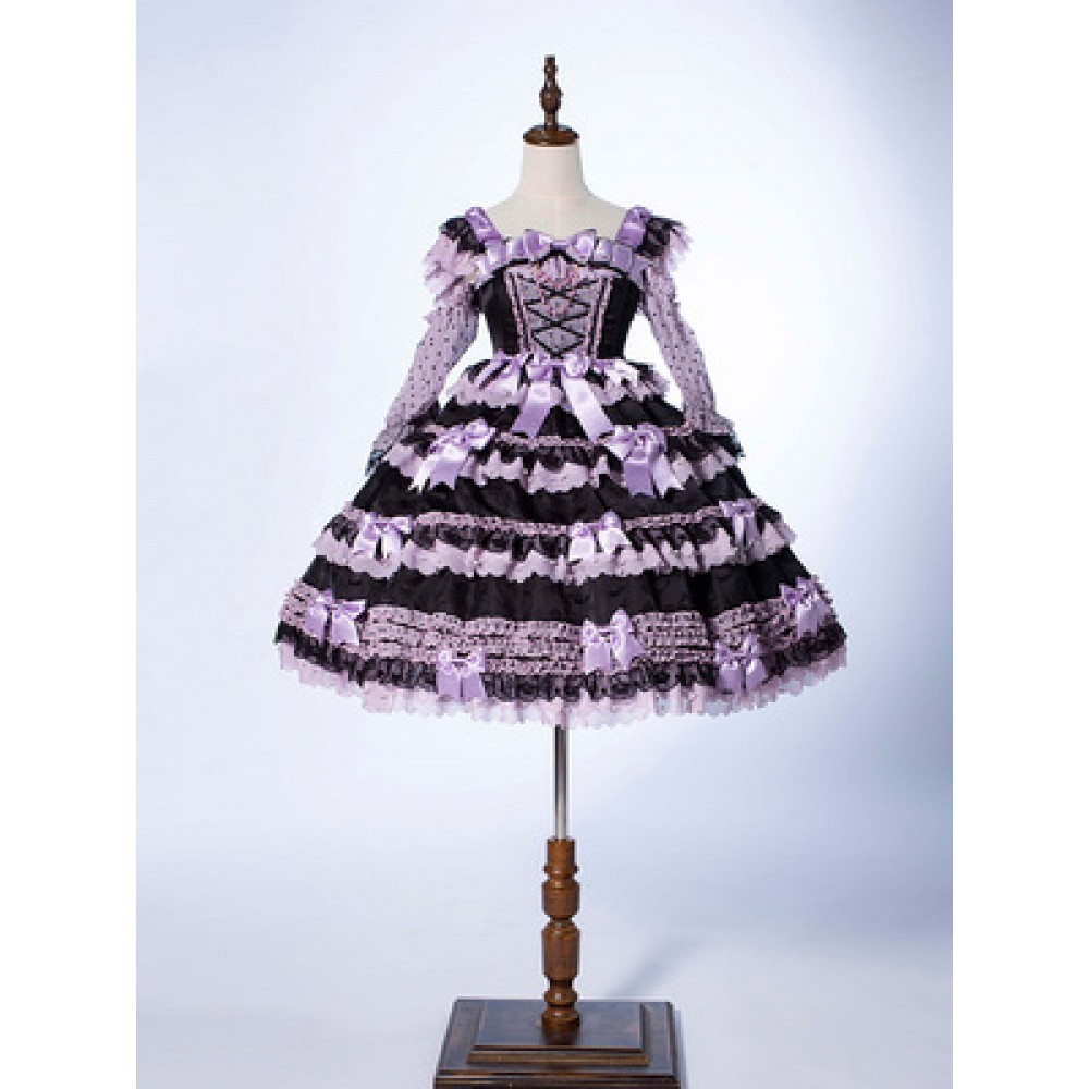 Grape Dark Forest Hime Lolita Dress OP by Classical Puppets (CP11)