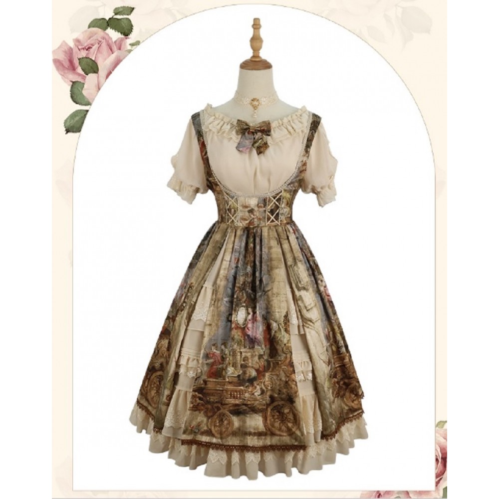 Gloria Lolita Dress JSK Outfit by YingLuoFu (SF93)
